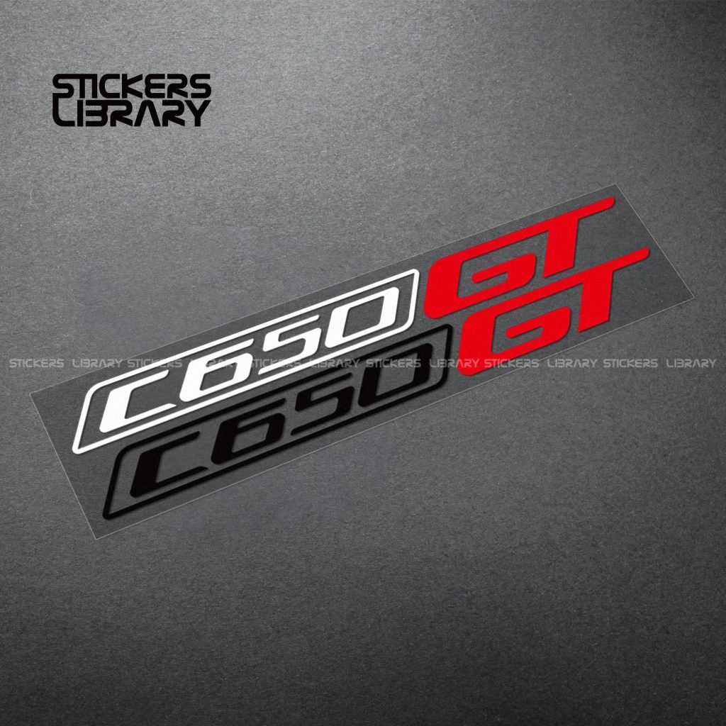 Motorcycle car stickers 650 GT decals PVC Material for BMW ...