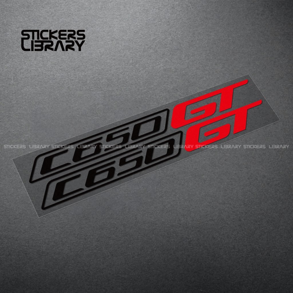 Motorcycle car stickers 650 GT decals PVC Material for BMW ...